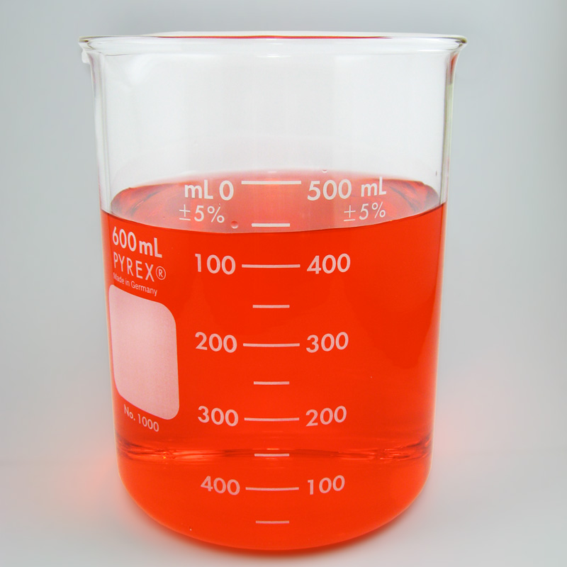 PYREX 1000-600 Glass Beaker, 600mL