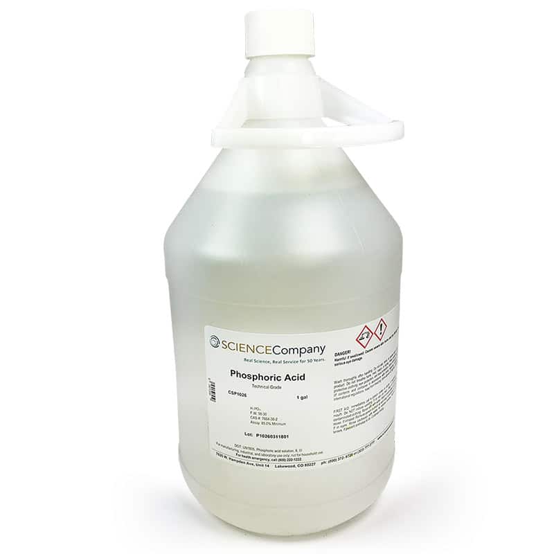 Tech Grade Phosphoric Acid, 85%, 1 gal. for sale. Buy from The Science ...
