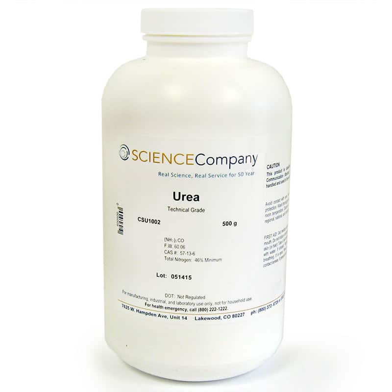 Technical Grade Urea, 500g from The Science Company.