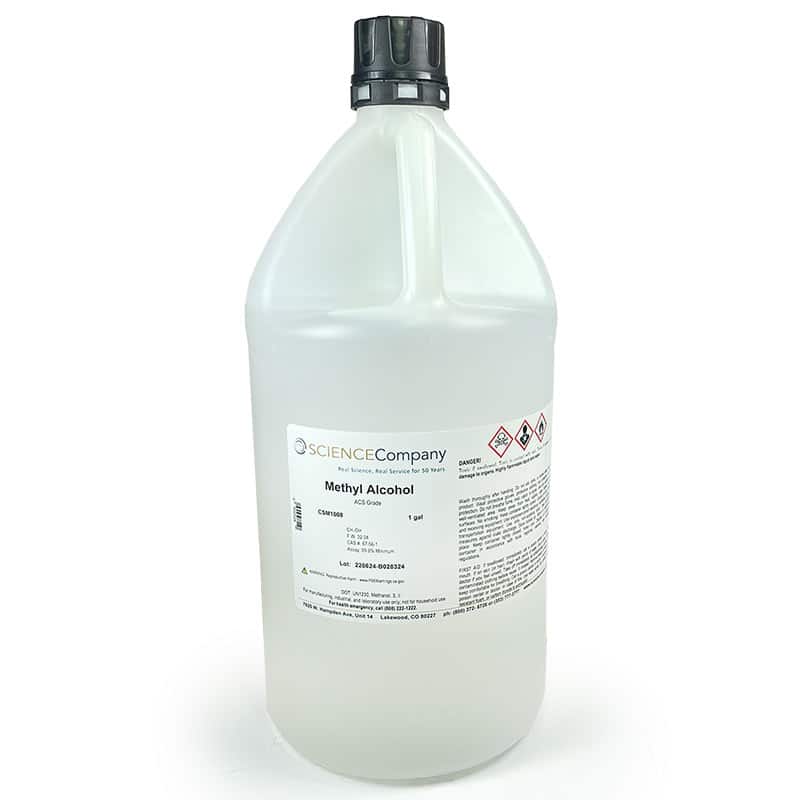 ACS Grade Methyl Alcohol or Methanol, 4L for sale.